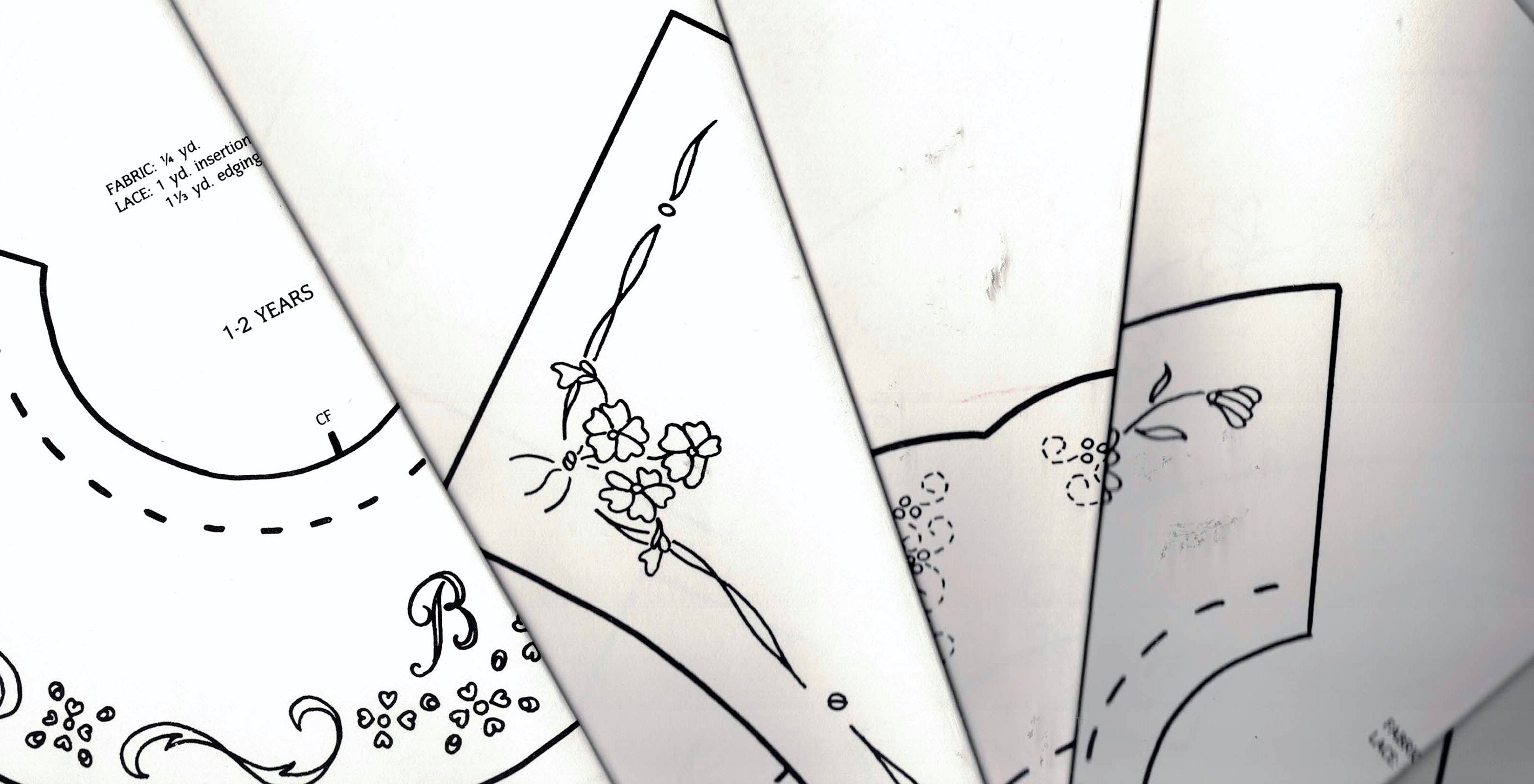 Shadow Work Designs Heirloom Sewing Embroidery. Collars | Etsy