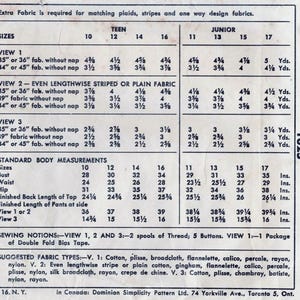 Simplicity 1325 - Teen Pajamas - Short or Long Pants, Top With Collar ...
