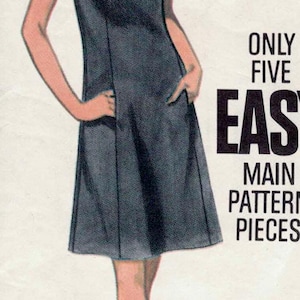 Butterick 4740 - A-lione Dress With Princess Seams, Pockets, Scarf Loop ...