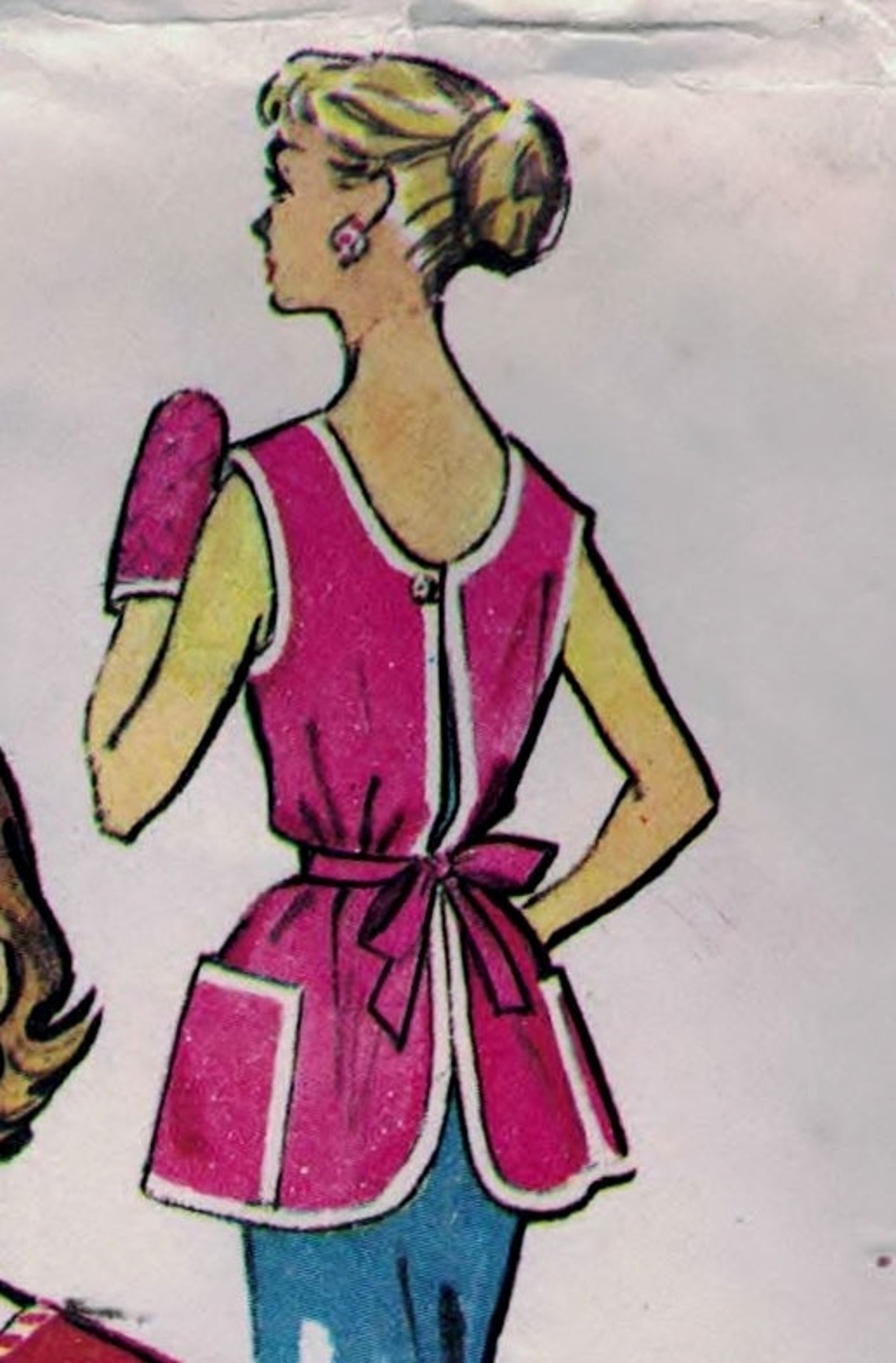 Mccall's 2133 Misses' Instant Cobbler Apron With Mitt, Transfer ...
