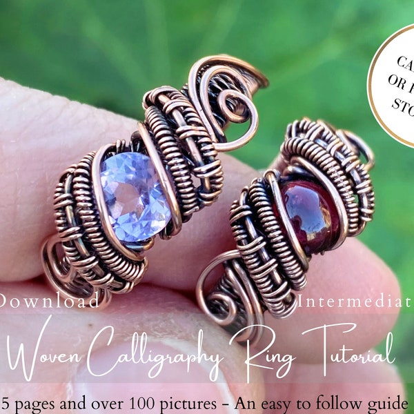 Wire Wrapped Ring Tutorial - Etsy