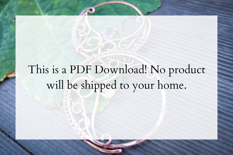 Crescent Moon Pendant Wire Wrap Tutorial Level: - Etsy