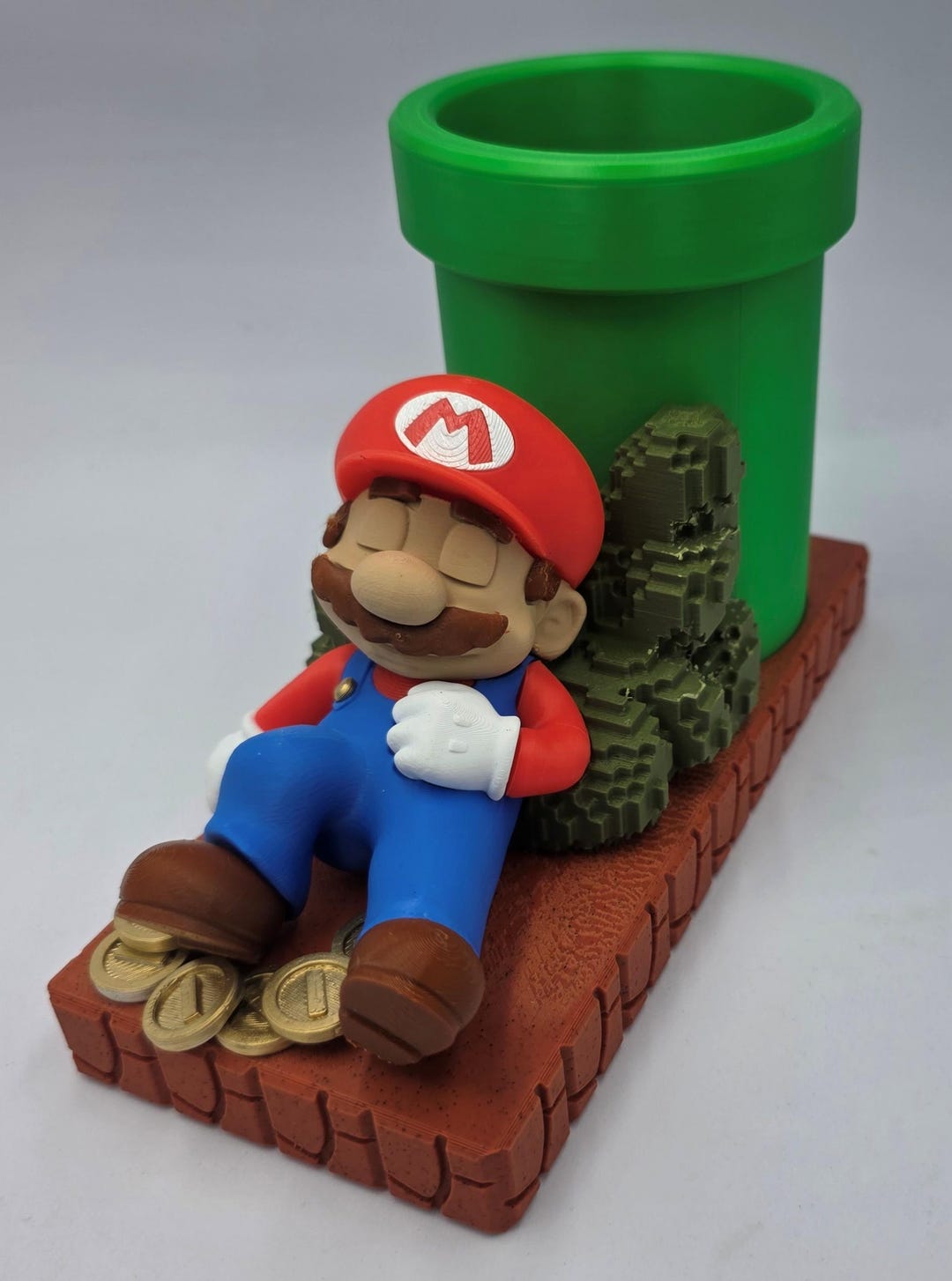 Mario - Desk Set or Counter Utensil Bin or Anything You Want - 3 Sizes ...