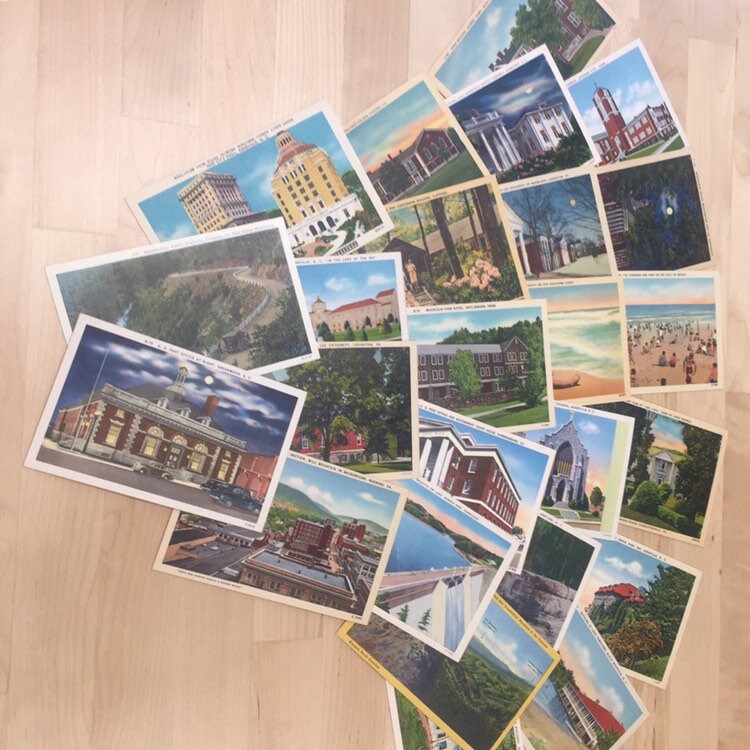 Vintage Postcard Set, Antique Postcards, Random Lot, Travel Souvenir ...