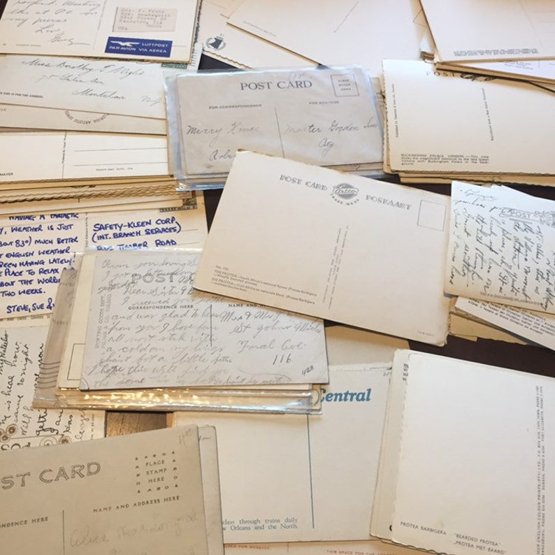 Vintage Postcard Lot Antique Postcards Random Lot Travel - Etsy