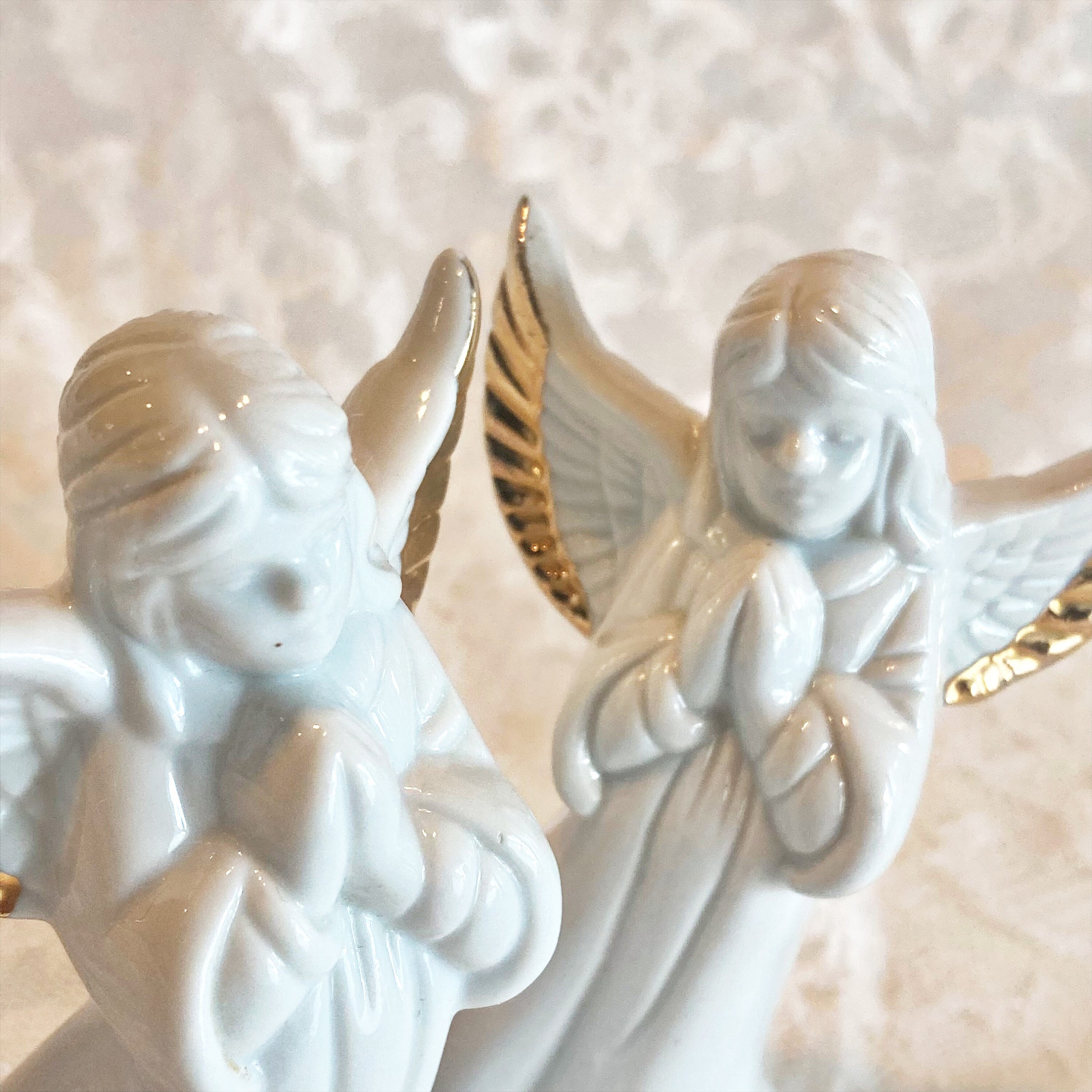 Vintage Angel Porcelain Bell Christmas Decor Gift for Her - Etsy
