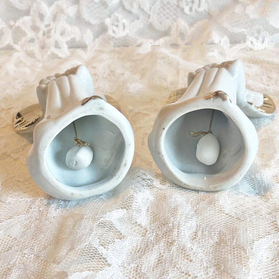 Vintage Angel Porcelain Bell Christmas Decor Gift for Her - Etsy