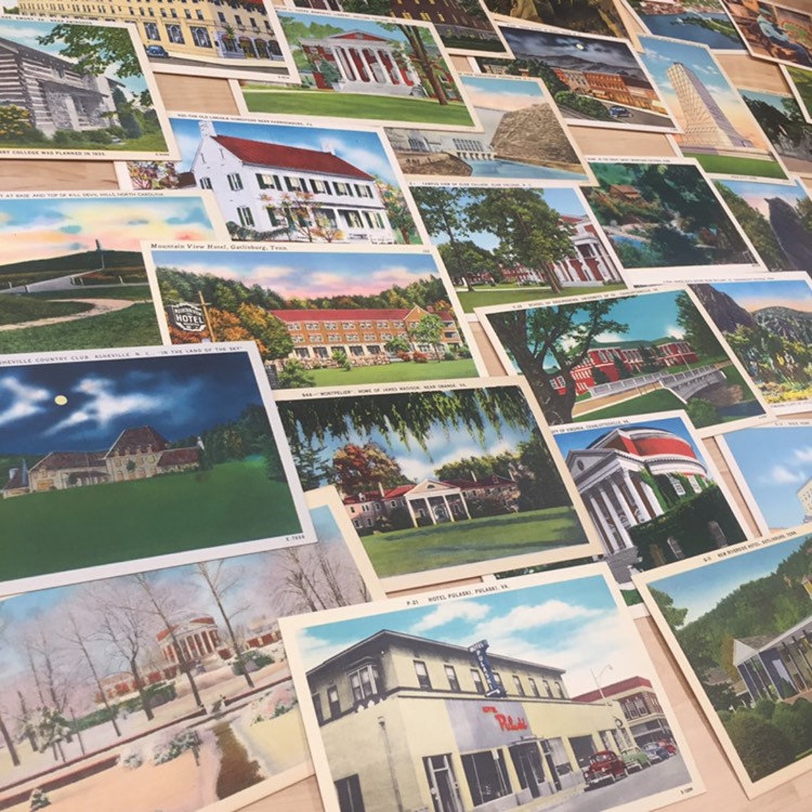Vintage Postcard Set, Antique Postcards, Random Lot, Travel Souvenir ...
