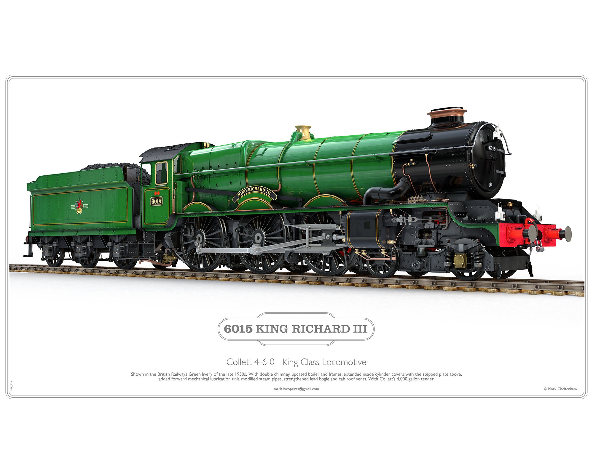 GWR King Class Steam Locomotive - Etsy