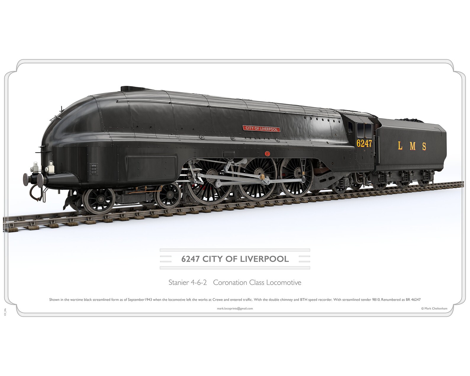 Stanier's Coronation Class - Etsy