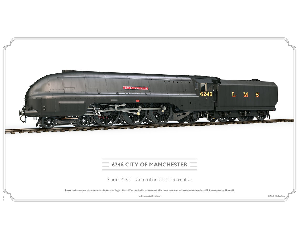 Stanier's Coronation Class - Etsy