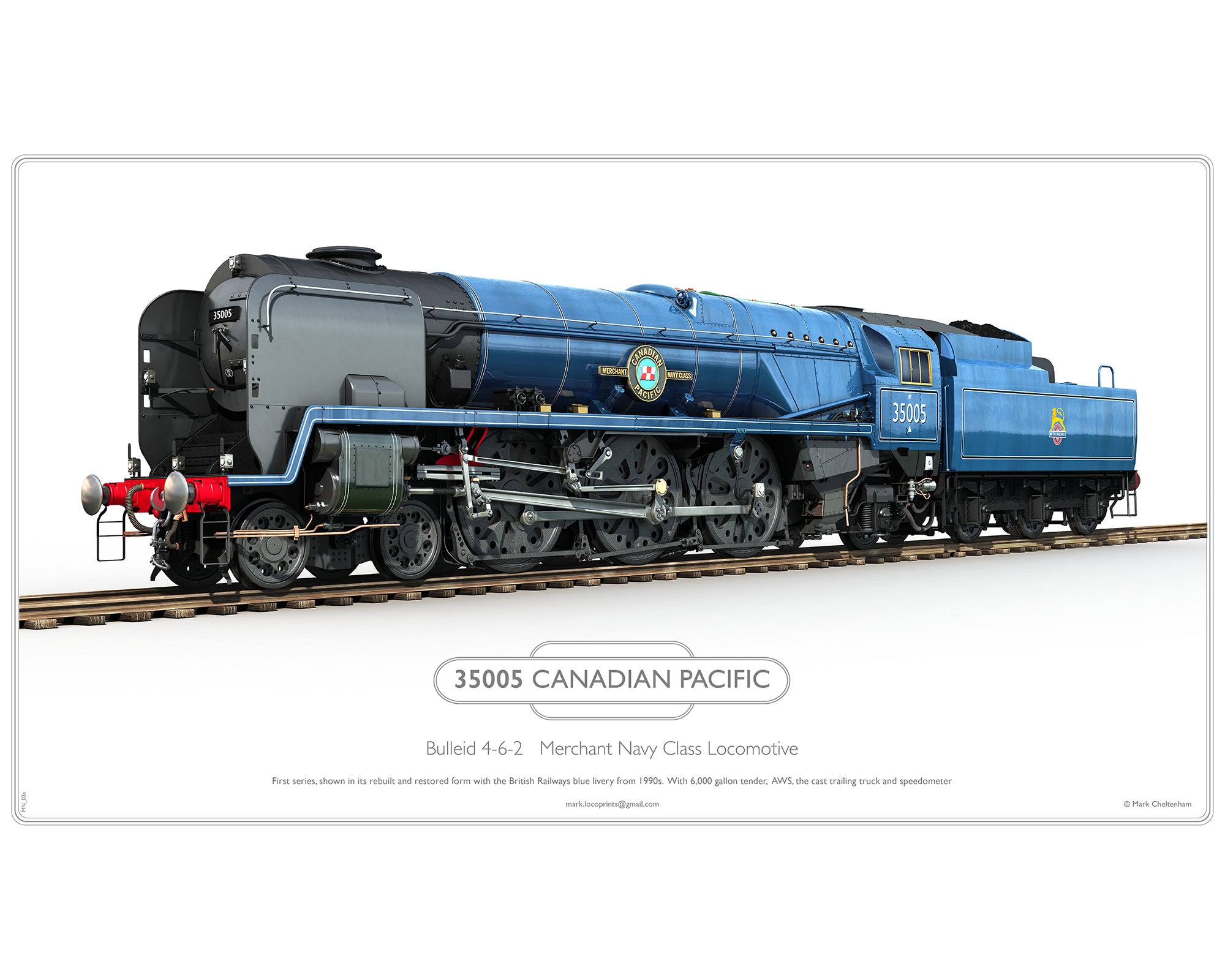 Bulleid's Rebuilt Merchant Navy Class - Etsy