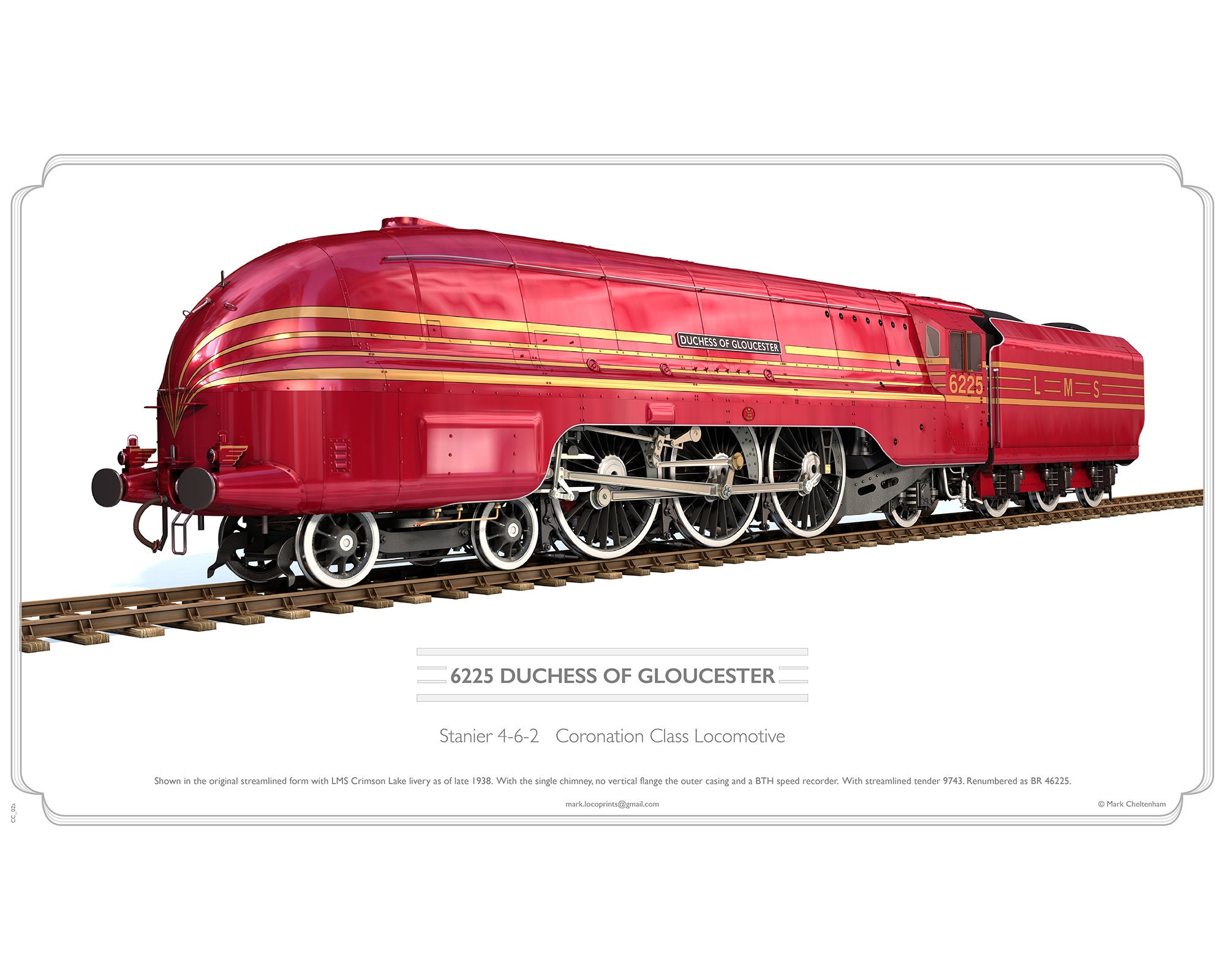 Stanier's Coronation Class - Etsy