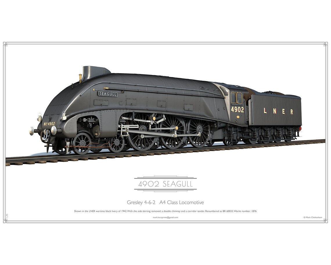 Gresley's A4 Class Locomotives - Etsy