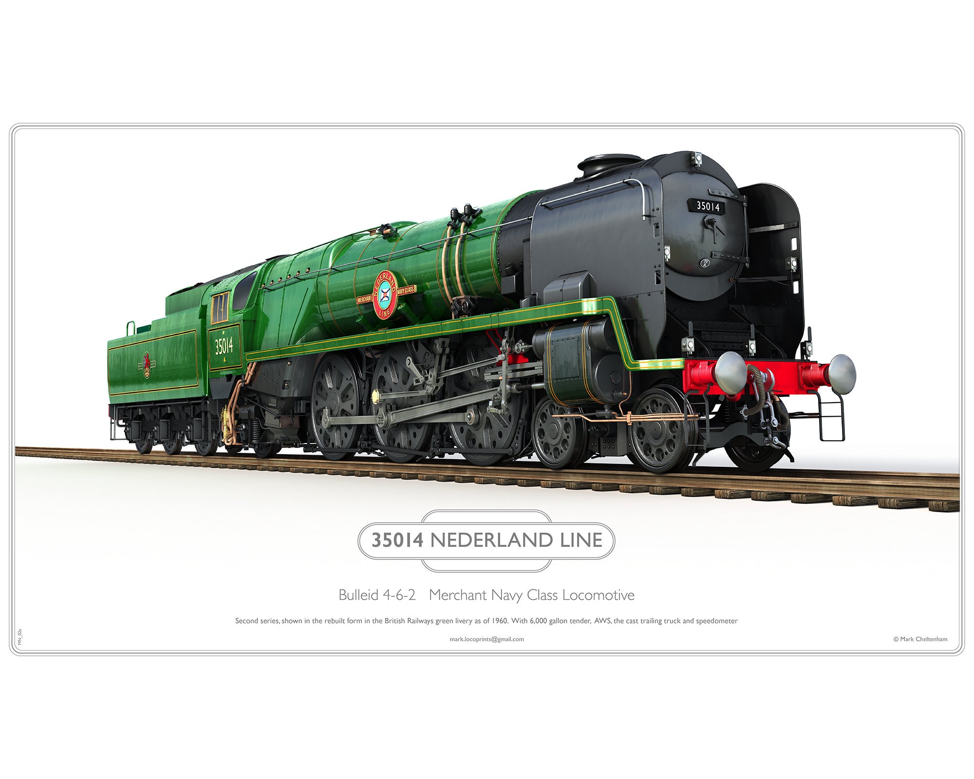 Bulleid's Rebuilt Merchant Navy Class - Etsy