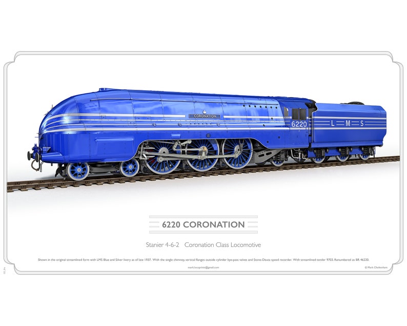 Stanier's Coronation Class - Etsy