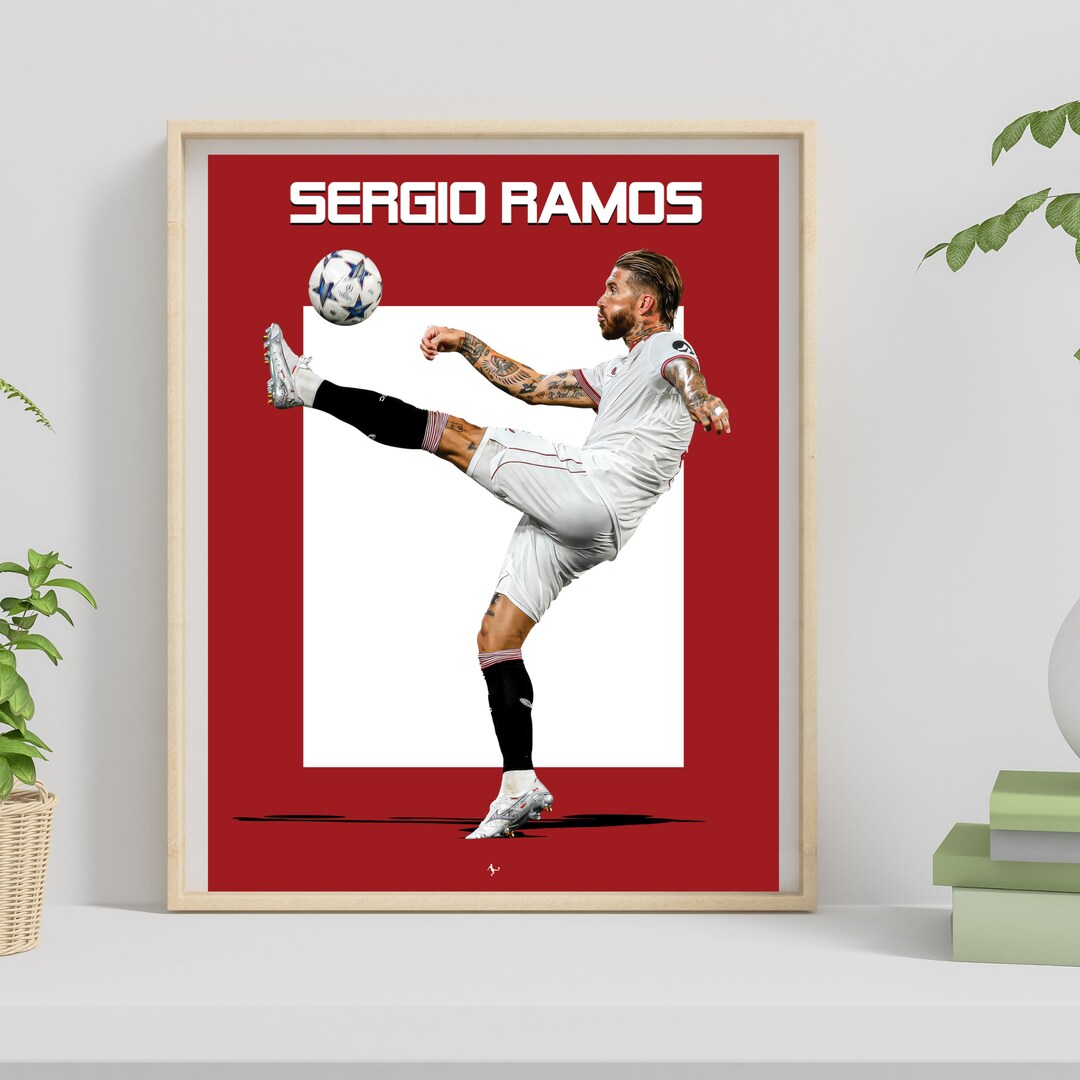 Sergio Ramos Sevilla Digital Print Digital Download - Etsy