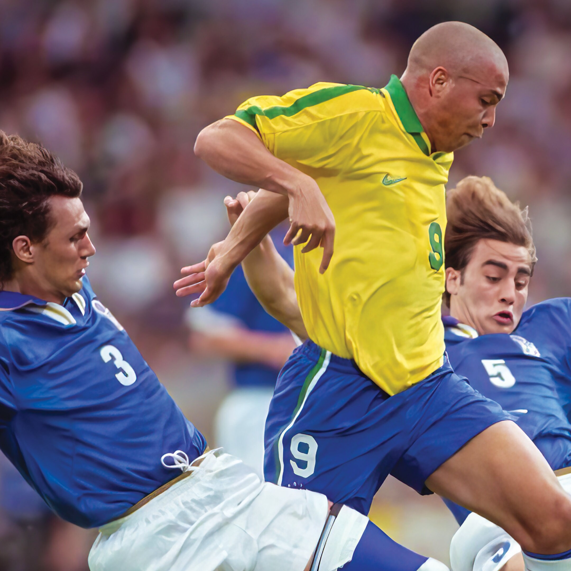 Retro Ronaldo Vs Italy Poster, Football Print, Football Poster, Soccer ...