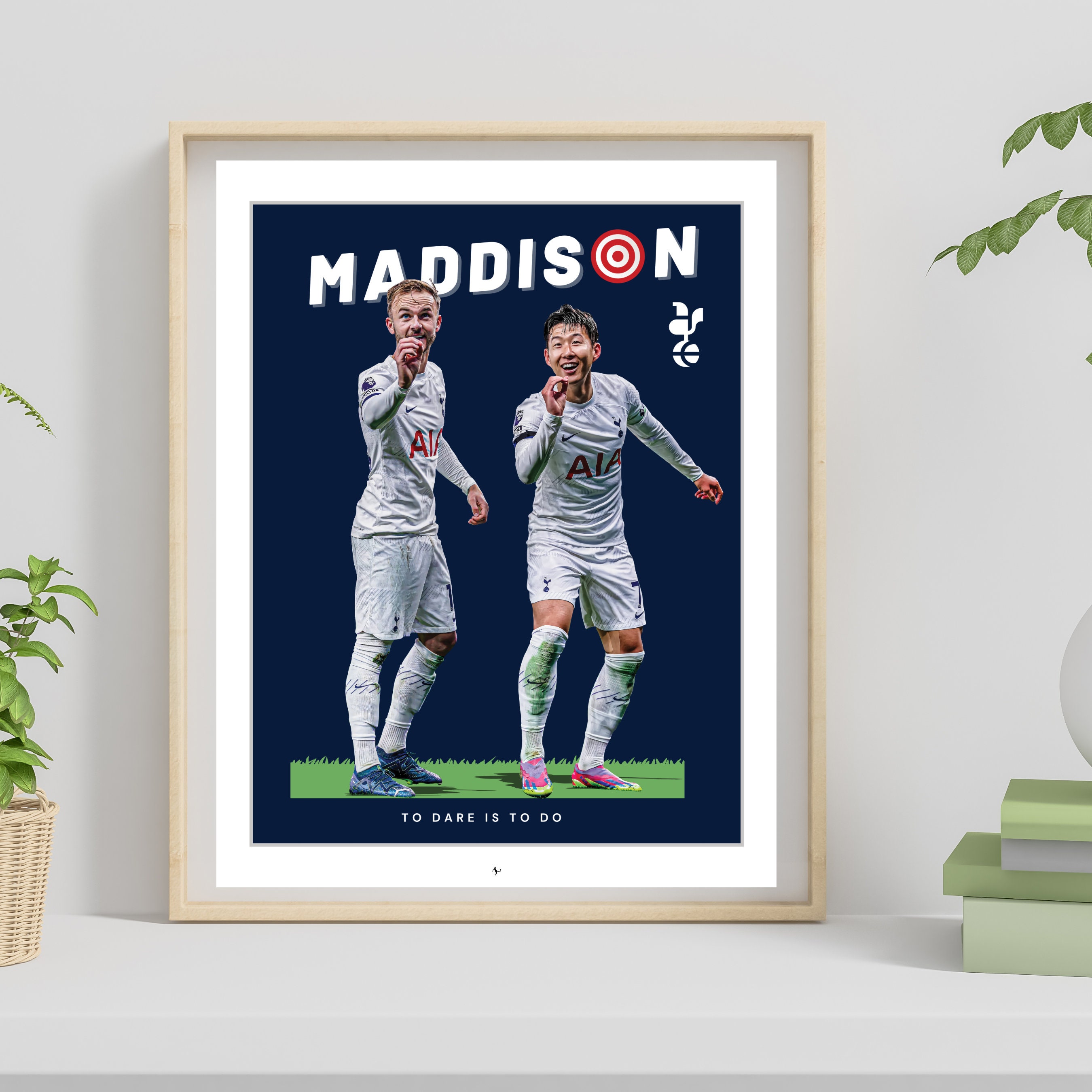 James Maddison, Son Heung-min, Tottenham Hotspur, Football Print ...