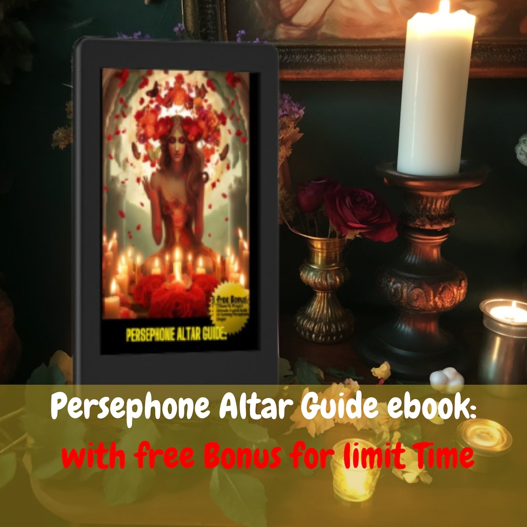 Persephone Altar Guide Mystical Rituals Ebook Powerful Prayers Sacred ...