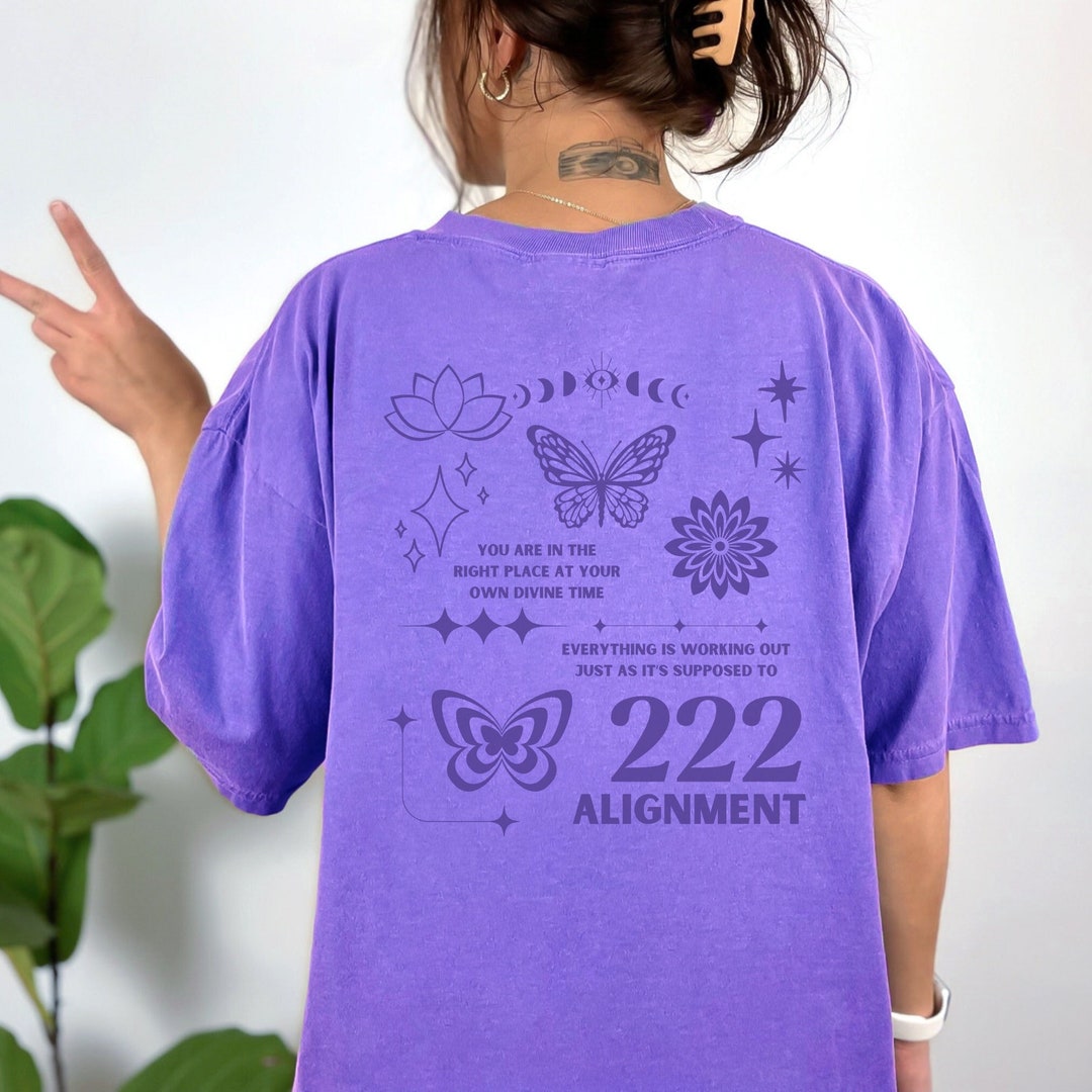Angel Numbers 222 Alignment Spiritual Shirt Preppy Clothes - Etsy