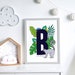 Jungle Nursery Print, Personalised Print, Animal Print, Alphabet Print ...