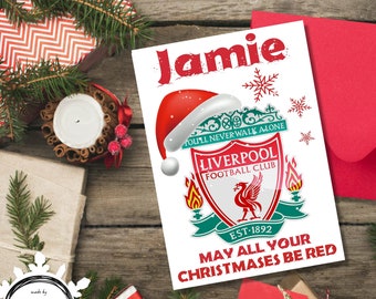 Liverpool fc cards | Etsy