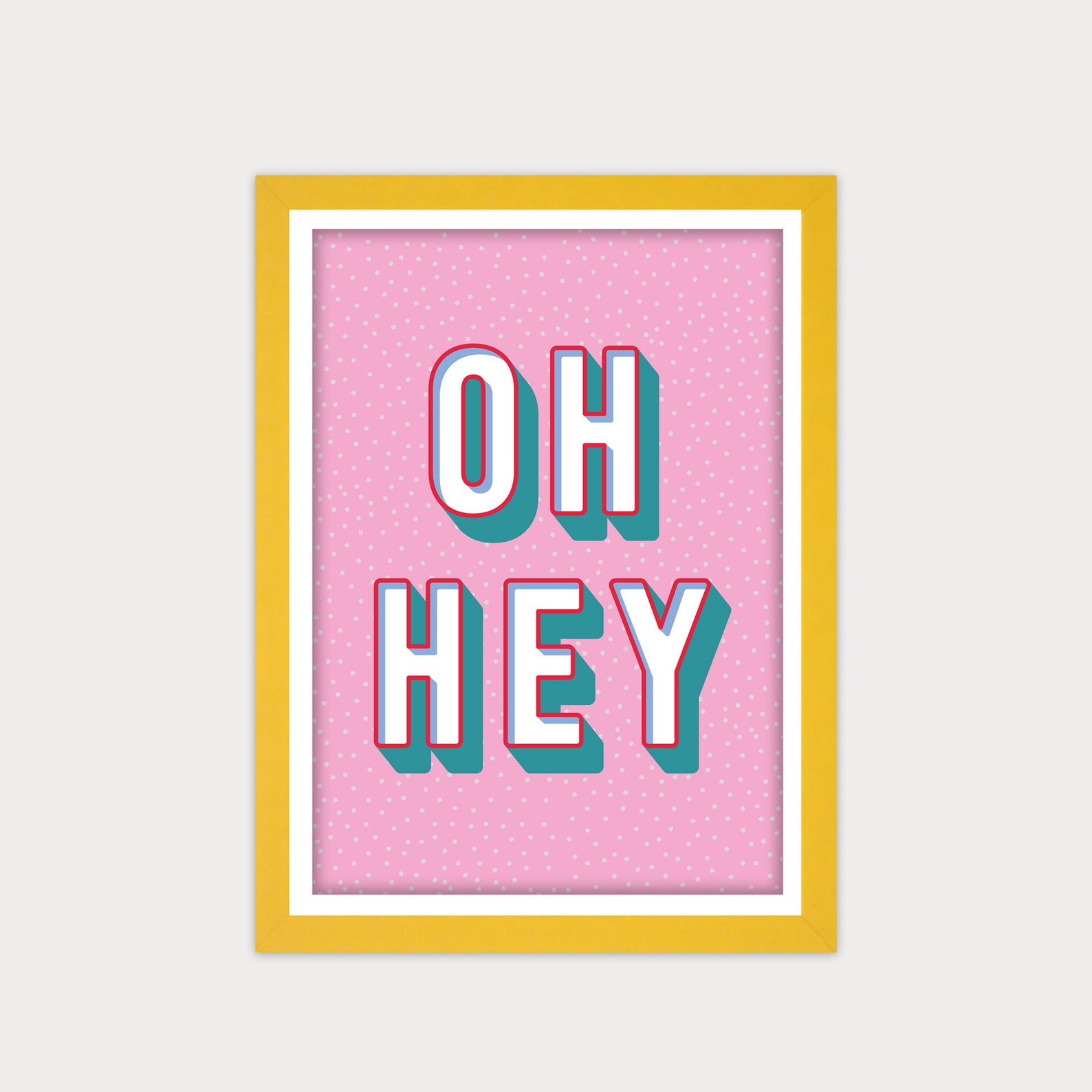 Oh Hey Poster Print Home Print Poster Print Oh Hey Nursery Print Bright ...