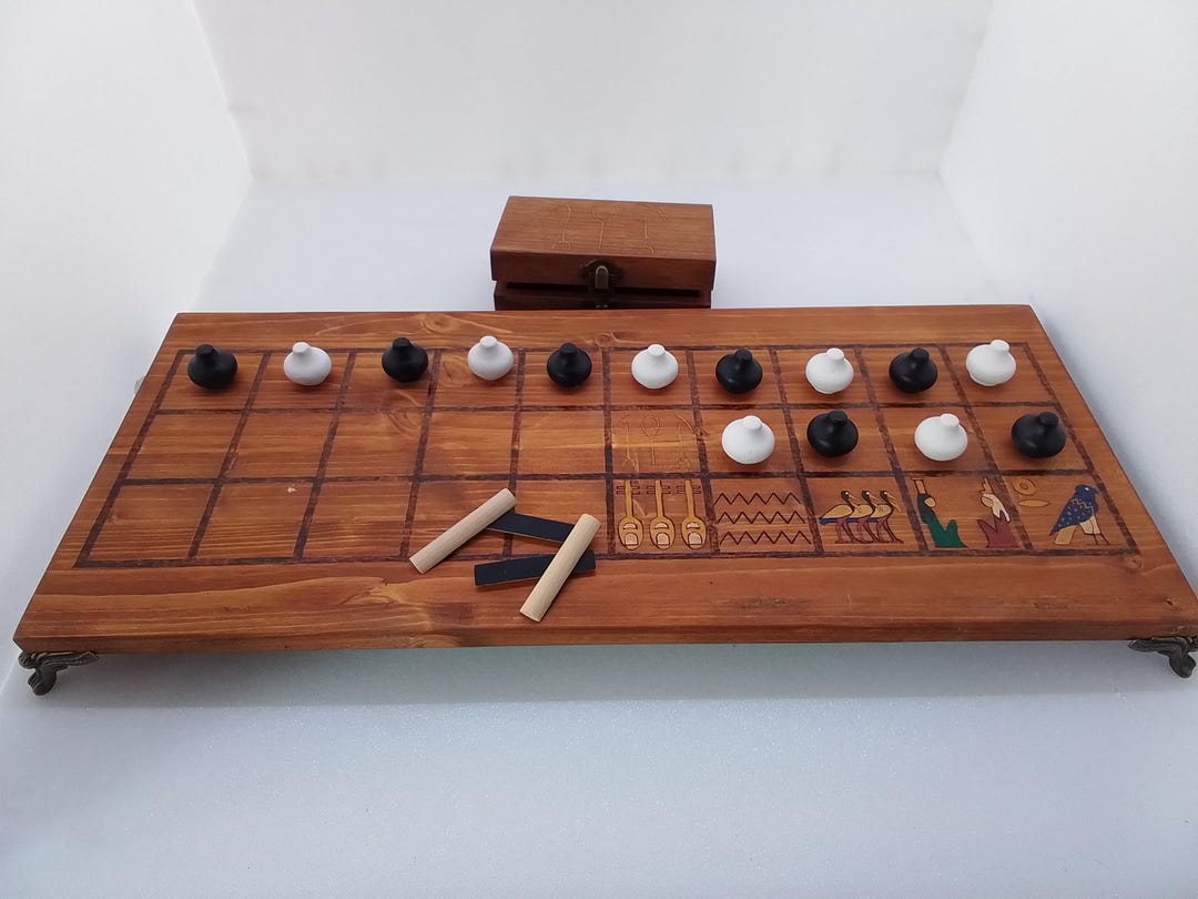 Senet Tutankhamun Ancient Game Board Game Nerd Gift Ancient Egypt Ur ...