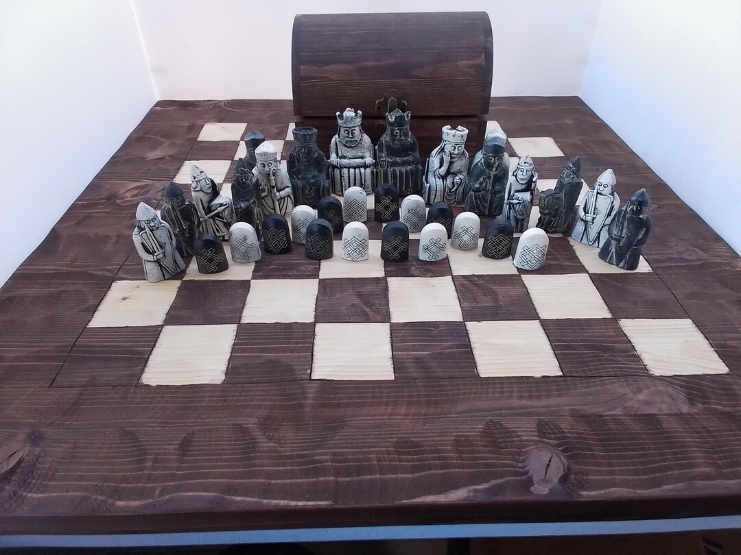 Lewis Chess Ancient Chess Medieval Chess Lewis Chess Board Game Nerd ...
