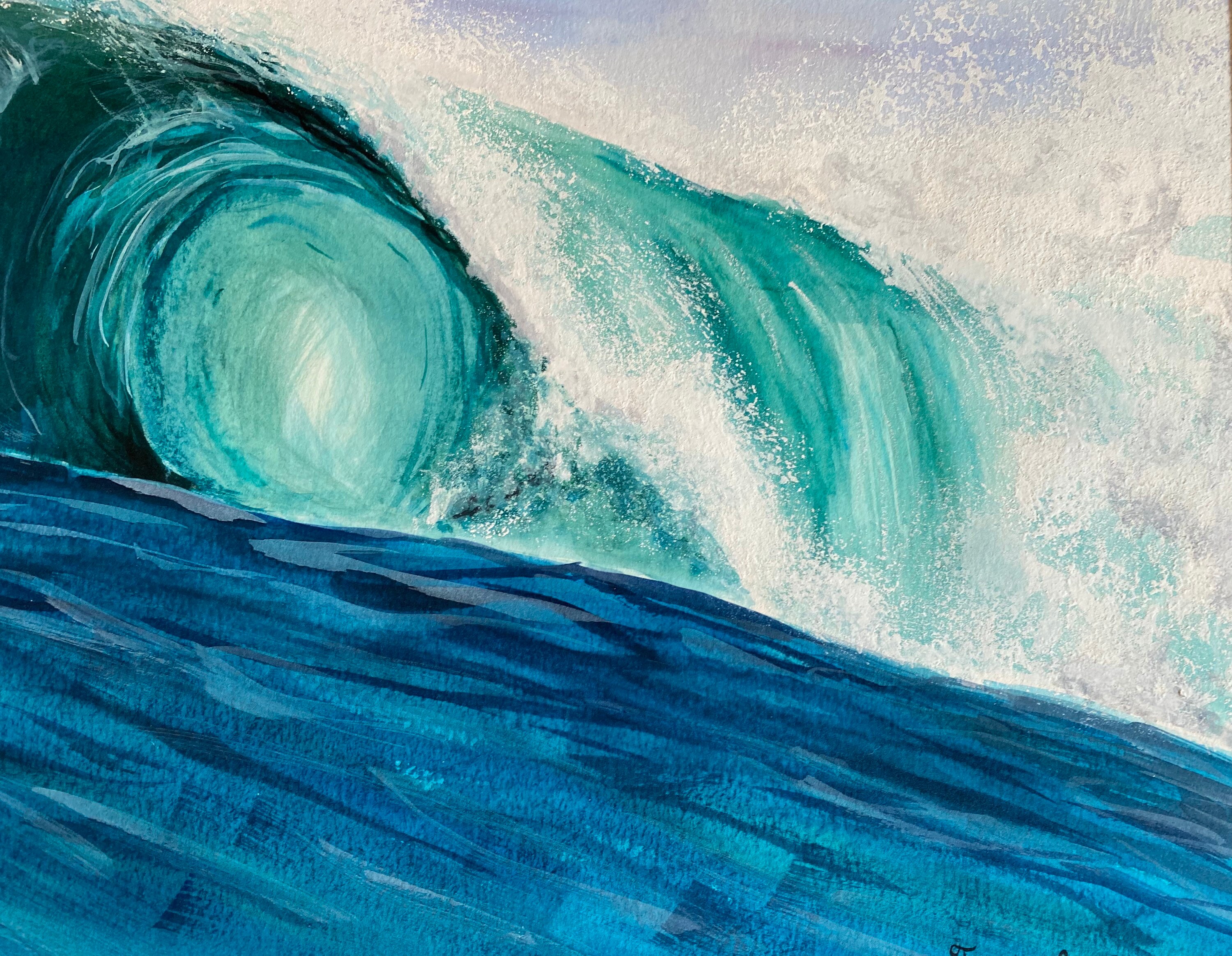 Wave Barrel Painting