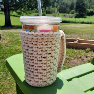 Cozy Pattern | Crochet Cozy | Drink Sleeve | Handle My Cozy - Etsy