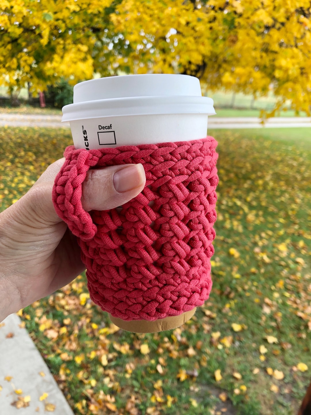 CROCHET COZY PATTERN | Drink Sleeve Pattern | Sticks 'n Stones Cozy ...