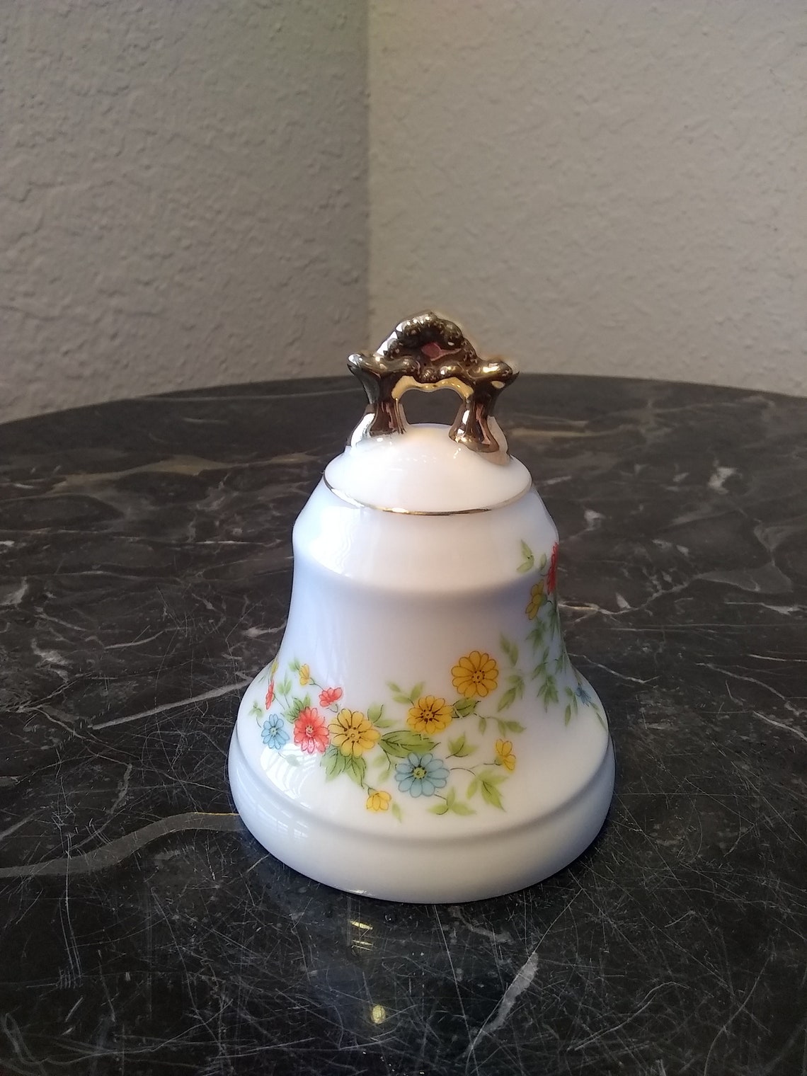 Hand Painted #1922 Lefton China Bell - Etsy