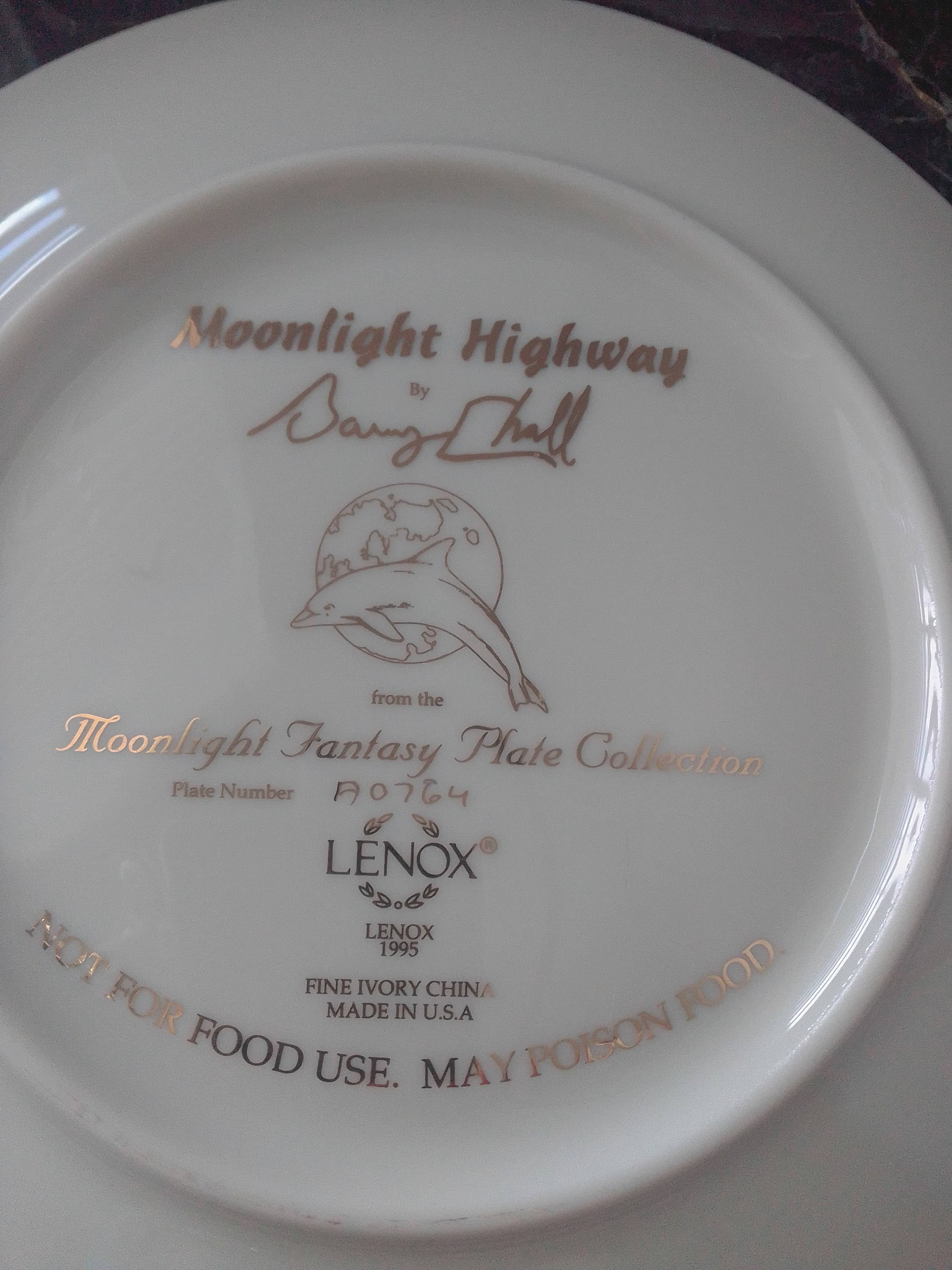 Moonlight Highway by Barry Chall From Moonlight Fantasy Plate ...