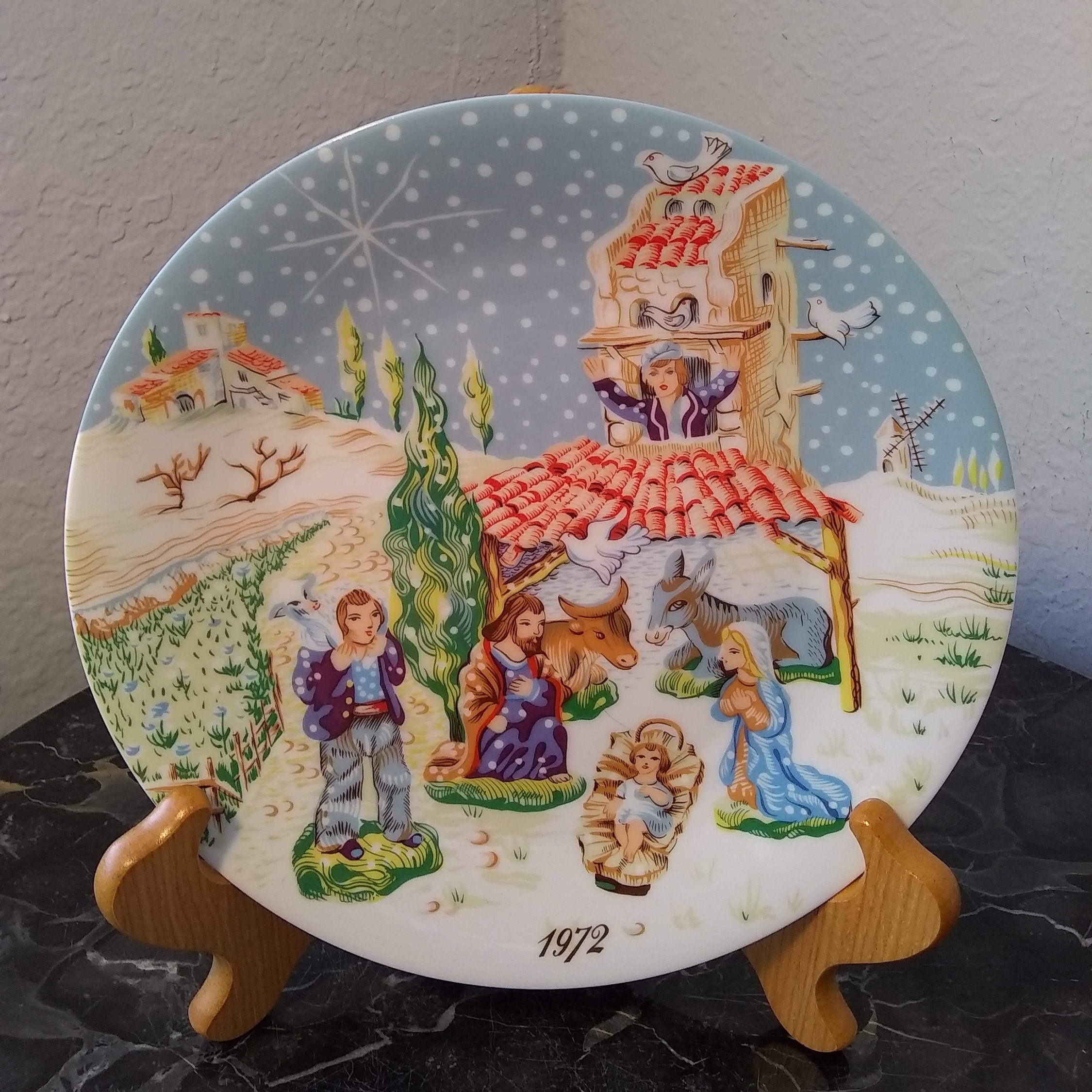 Royal Limoges France Noel the Nativity 1972 Plate - Etsy