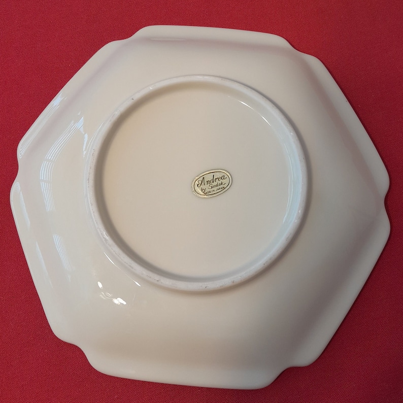 Andrea by Sadek Made in Japan Peacock and Floral Plate - Etsy