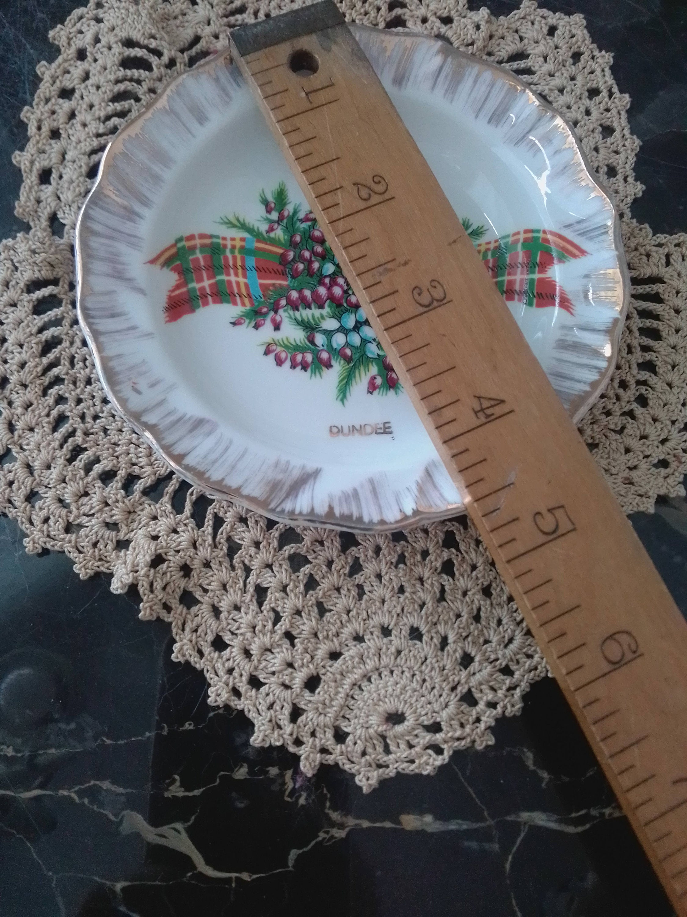 Liverpool Road Pottery Ltd Fine Bone China DUNDEE trinket dish - Etsy.de