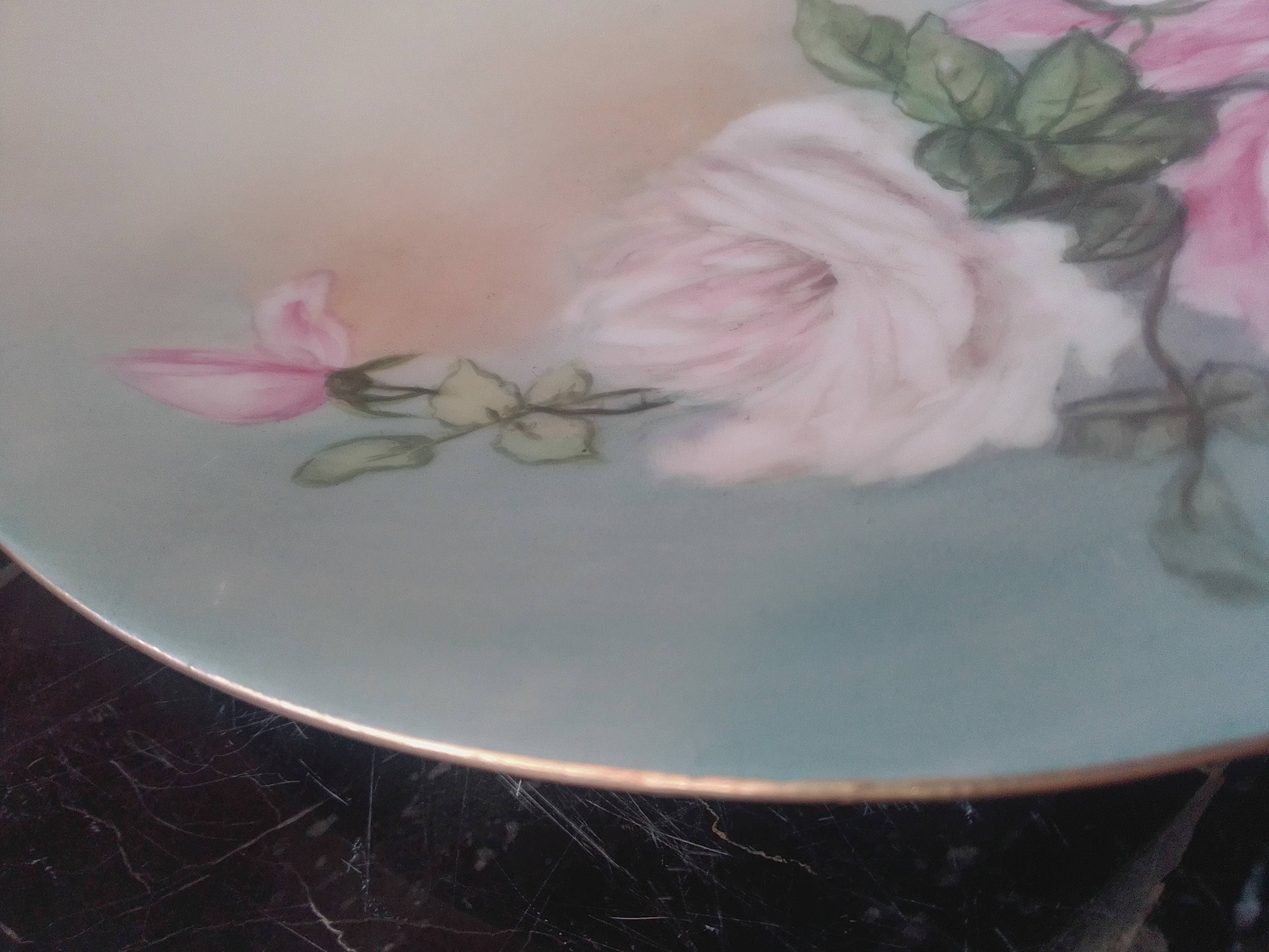 Silesia Plate (1900-1920) Antique Herman Home Porcelain Silesia ...