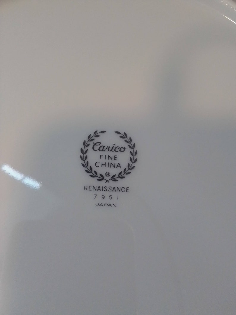 Carico 1970s Renaissance Fine China Dinner Set 24K Gold Made in Japan ...