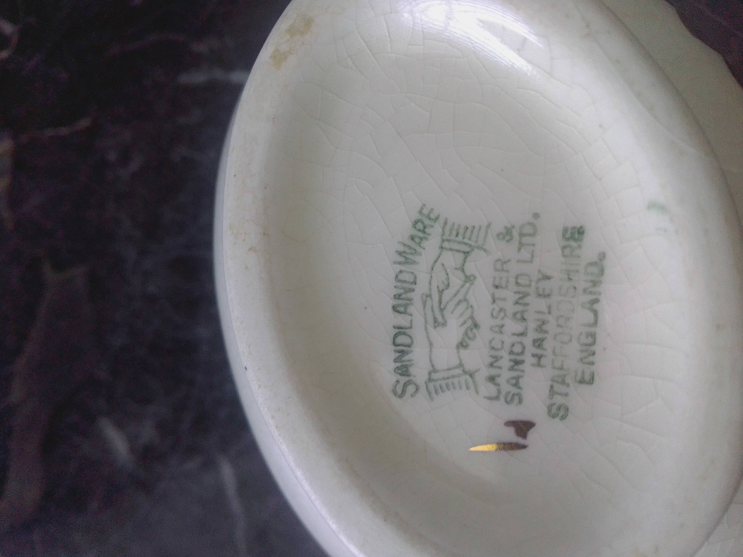 Sandland Ware Lancaster & Sandland Ltd. Hanley Staffordshire England ...