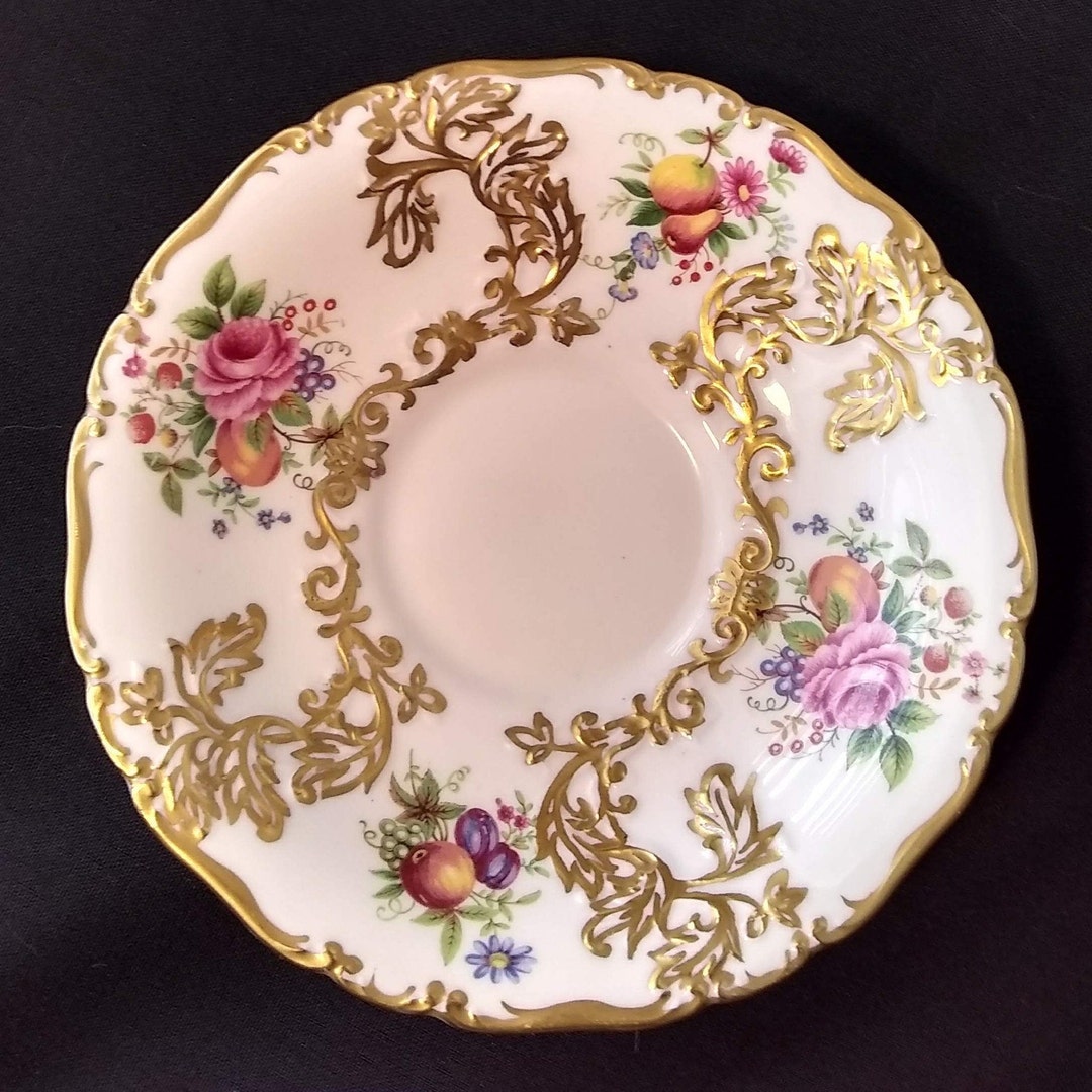 English Vintage Foley EB 1850 Fine Bone China Saucer - Etsy