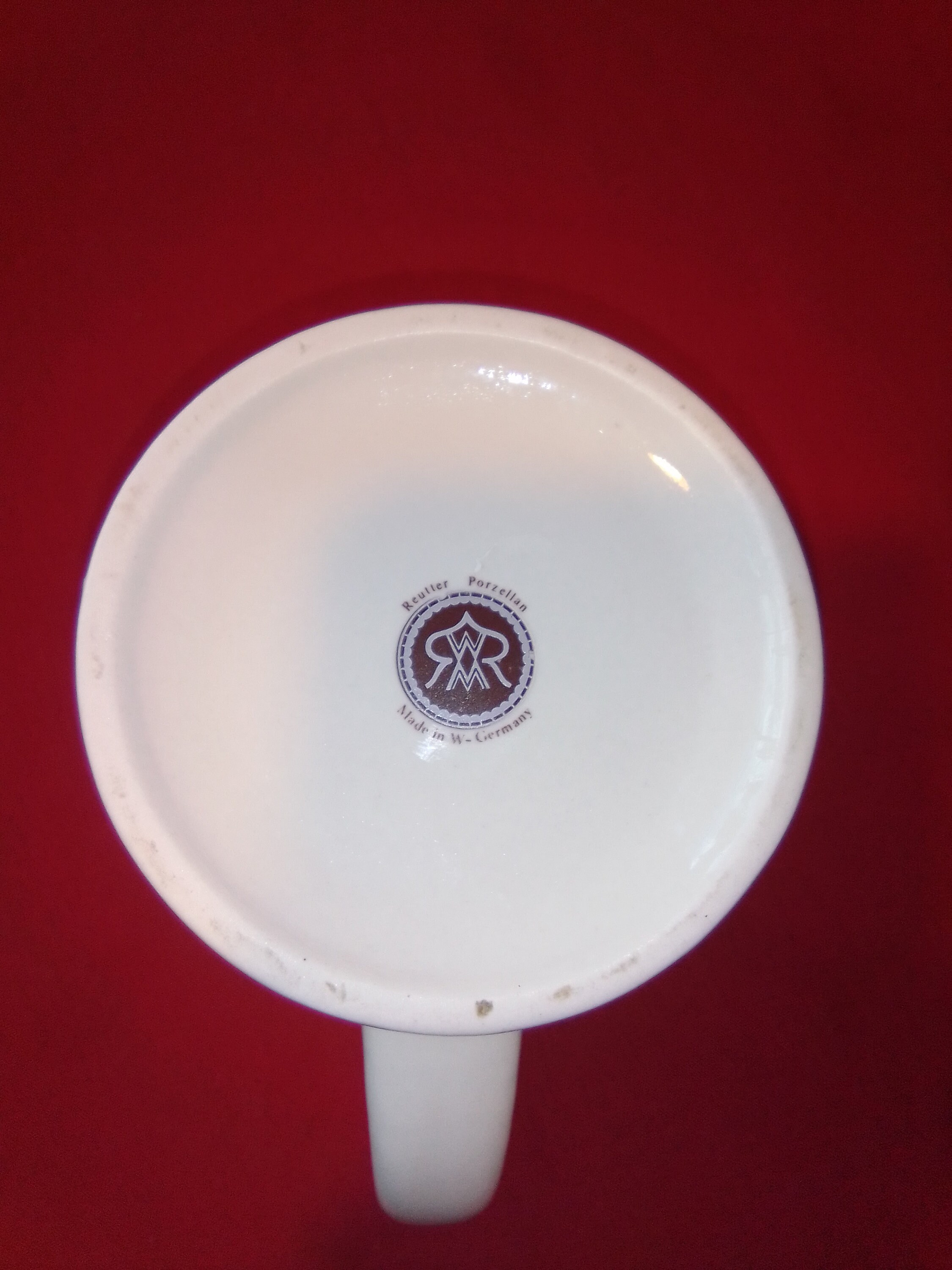 Western Germany Reutter Porzellan Busch Gardens Ceramic Beer Mug Coat ...