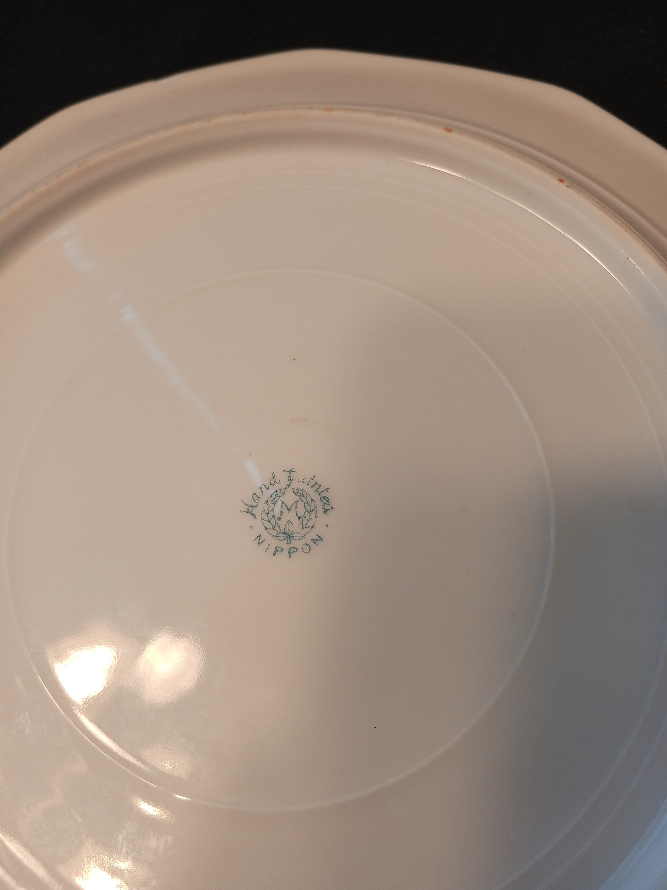 Nippon Hand Painted Morimura Brothers 1911 Gold Rose Pattern Plate With ...