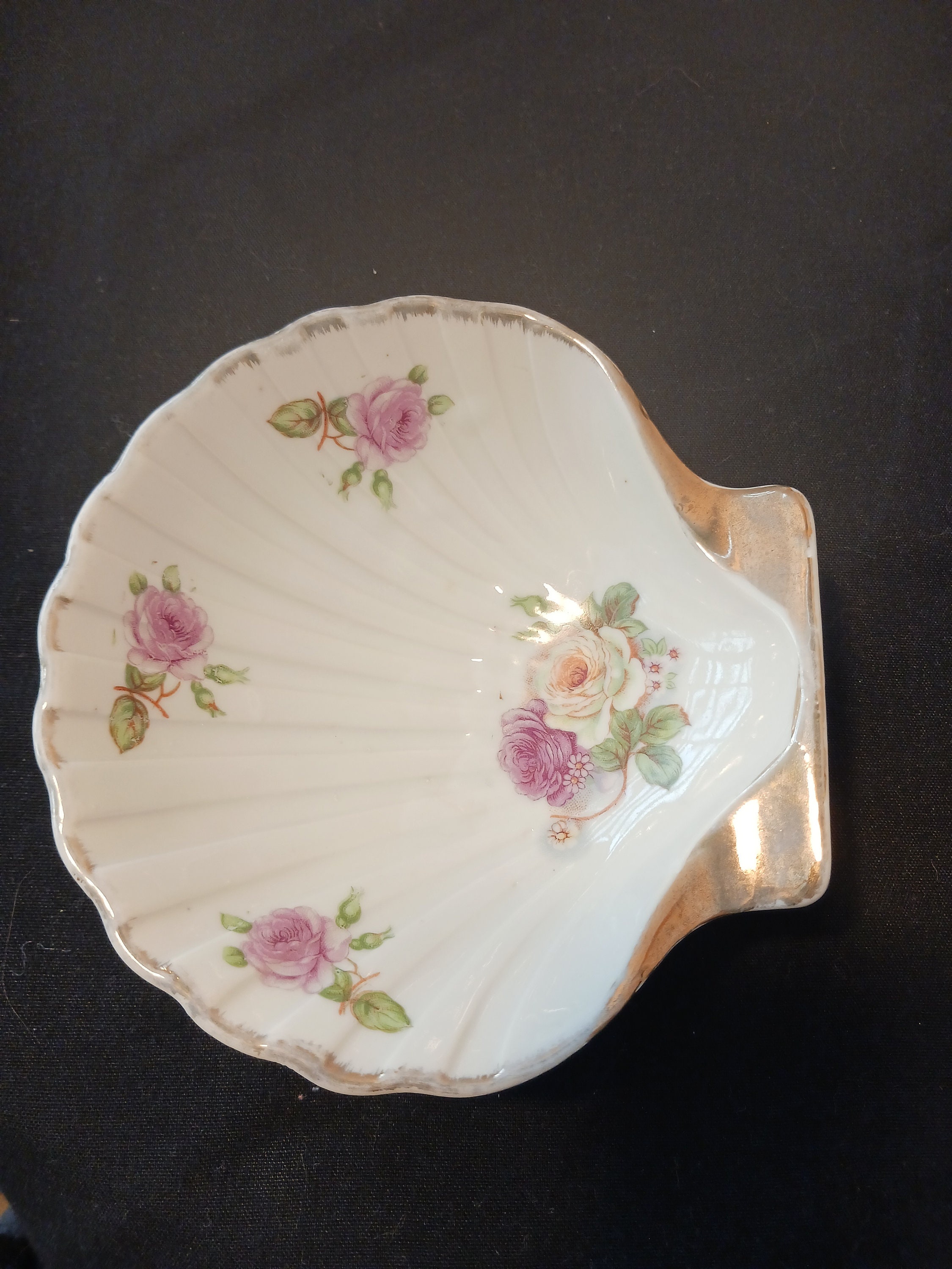Berkshire China Occupied Japan 1940s Clam Shell Trinket Dish - Etsy