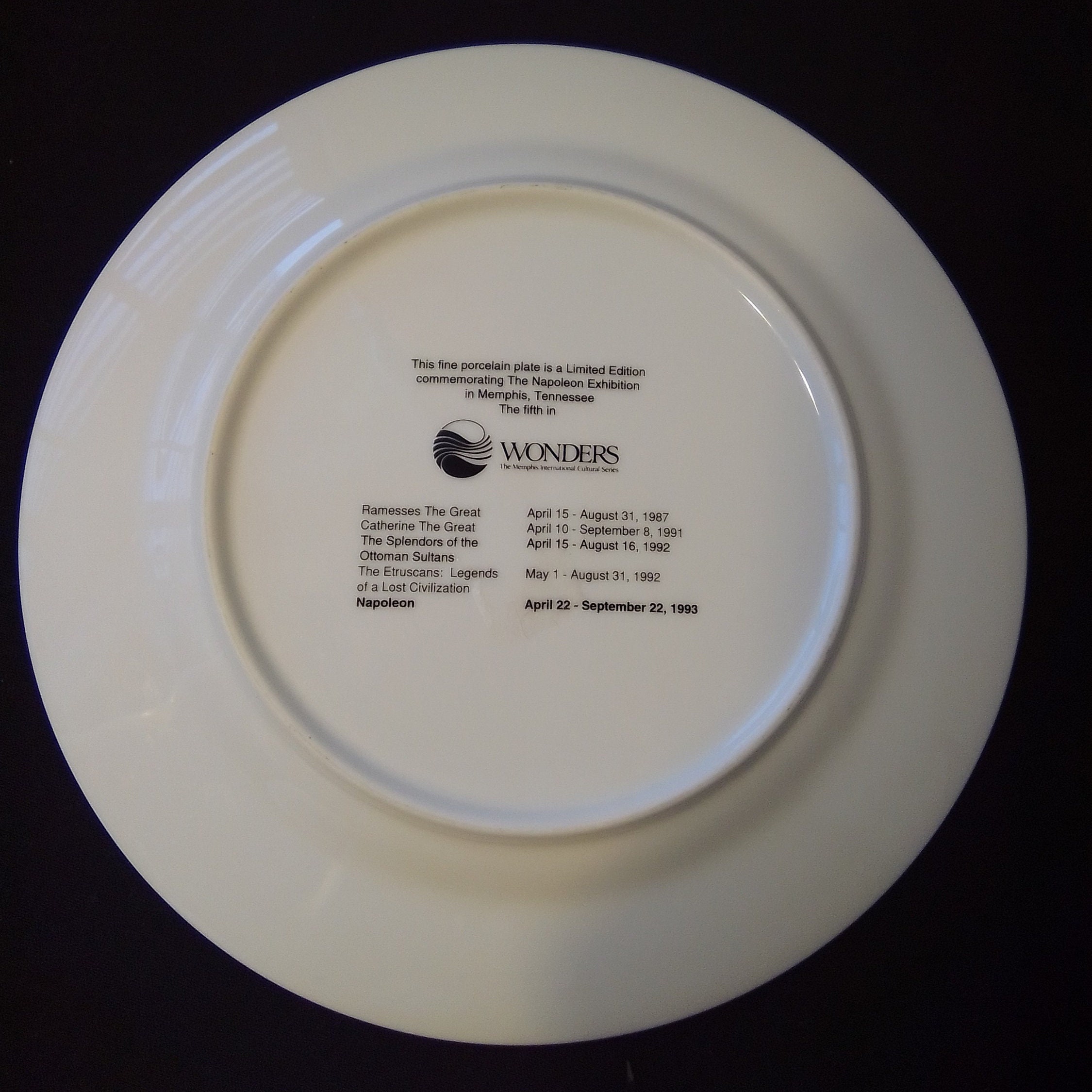 Napoleon Plate Rare and Beautiful Limited Edition Commemorating the ...