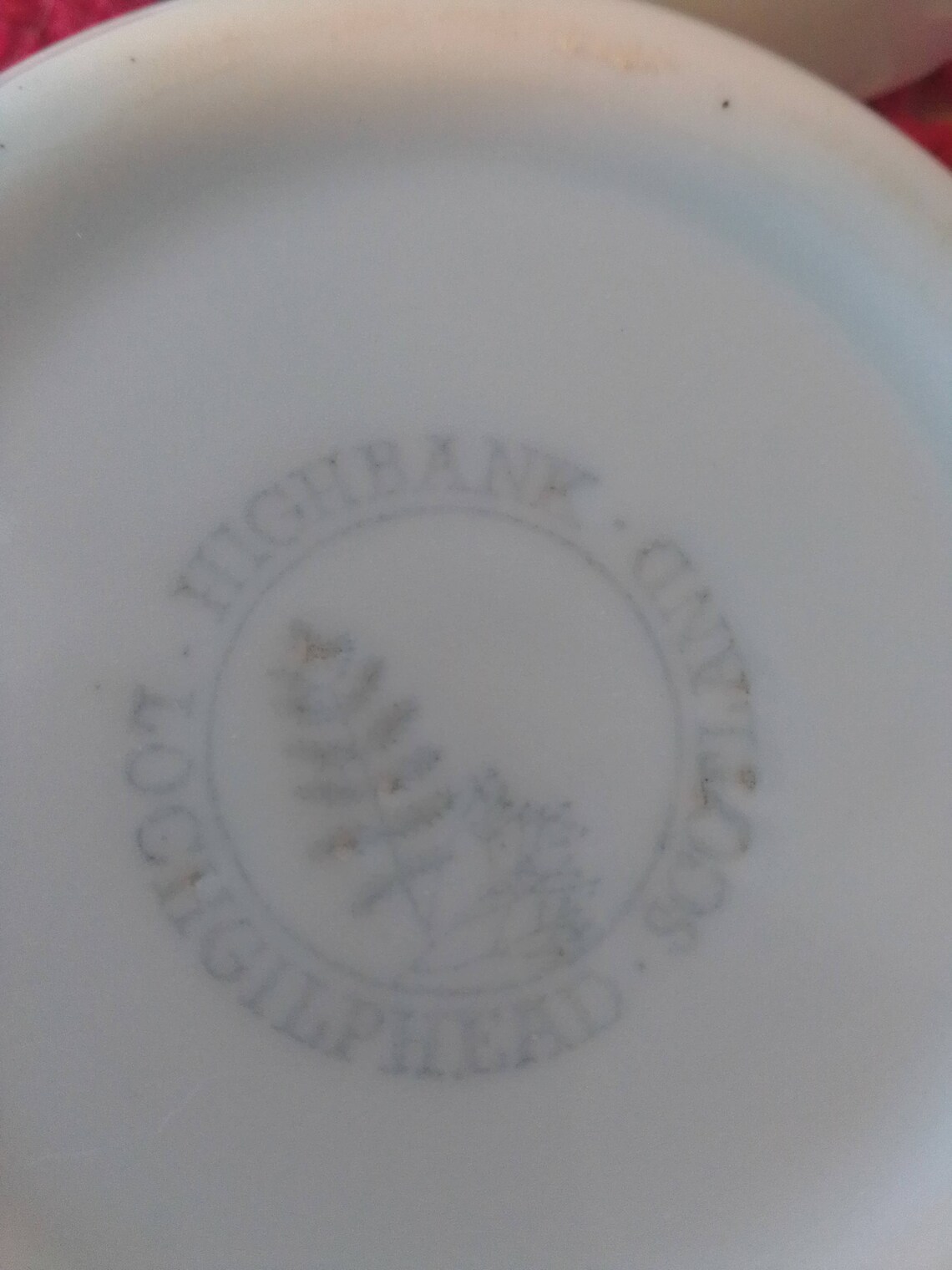 Highbank Porcelain Lochgilphead Scotland Round Porcelain - Etsy