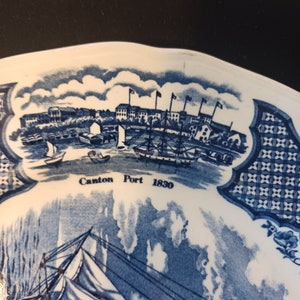 Alfred Meakin Staffordshire England Plate Fair Winds the Friendship of ...