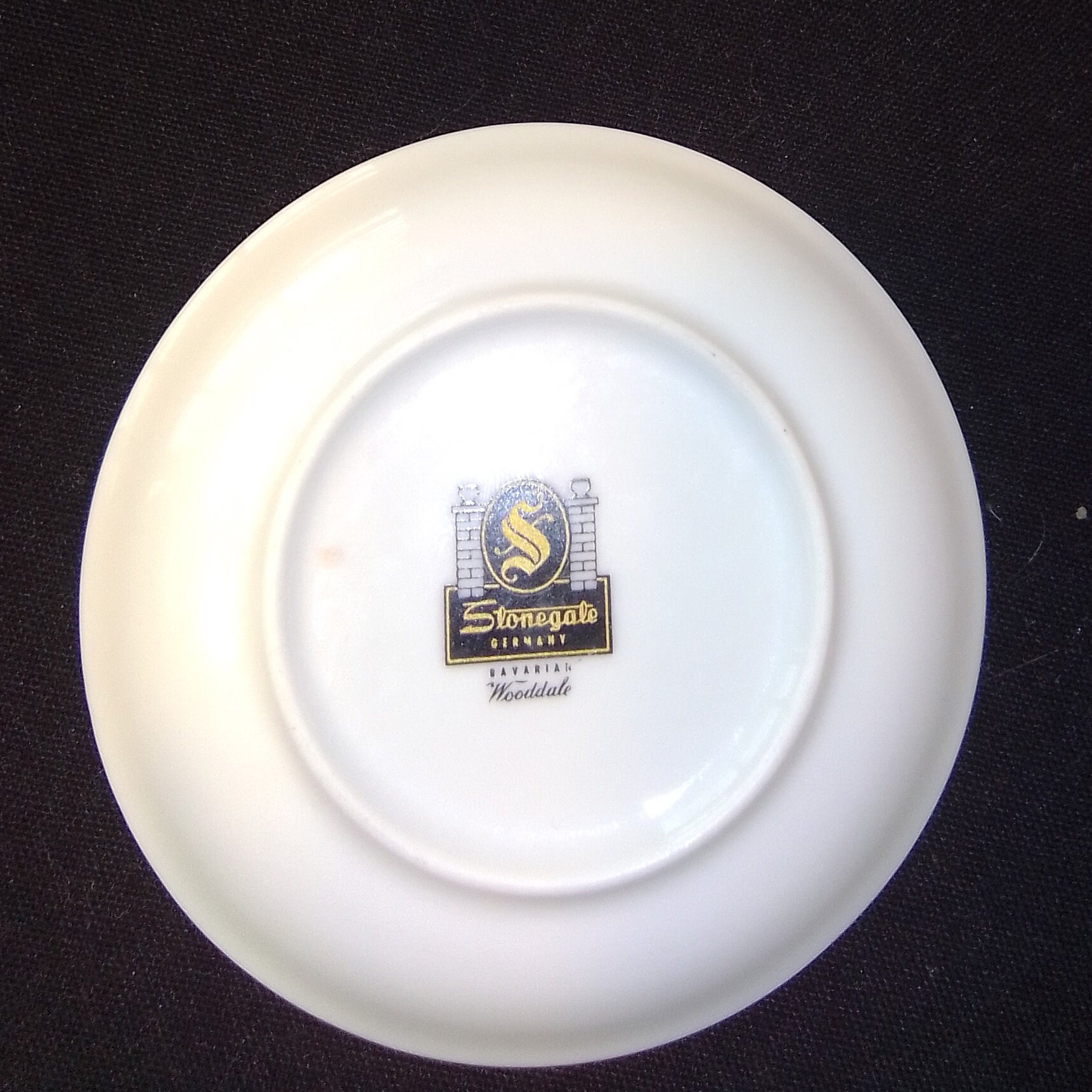 Stonegate Germany Bavaria Wooddale China Coaster Plate - Etsy