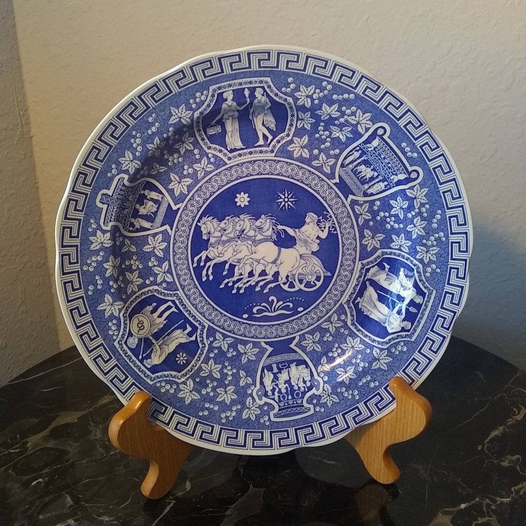 The Spode Blue Room Collection Tradition Series Greek Engraved-copper ...